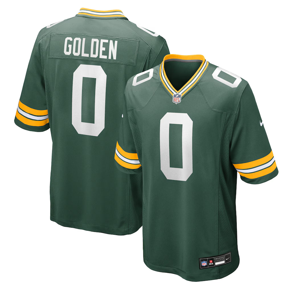 Men's Green Bay Packers Matthew Golden Nike Green Player ...